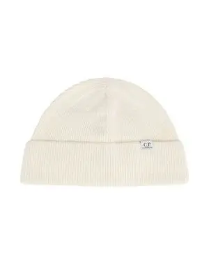 C.P. COMPANY Wool Beanie - Ivory