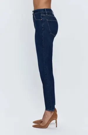 PISTOLA Bri High-waist Straight Leg Ankle Jeans