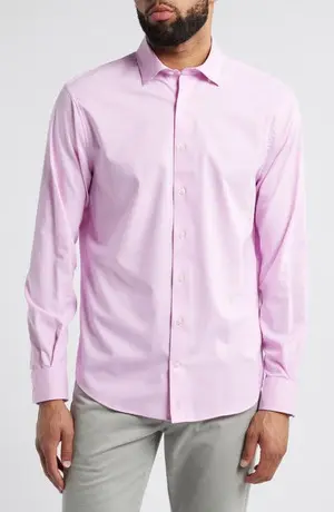 Johnnie-o Travis Button-down Shirt - Porto Pink