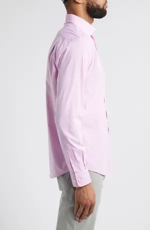 Johnnie-o Travis Button-down Shirt - Porto Pink