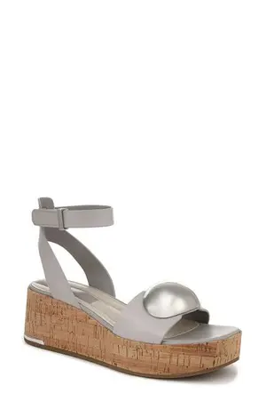 Franco Sarto Taysha Platform Wedge Sandal - Grey