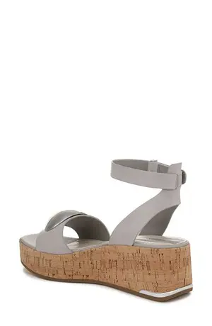 Franco Sarto Taysha Platform Wedge Sandal - Grey