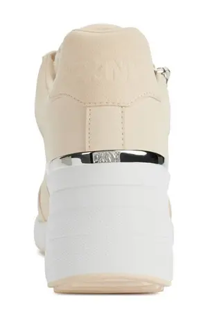 Dkny Kalina Wedge Sneakers - Hemp