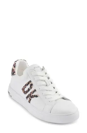 Dkny Abeni Lace-up Sneakers - White/ Natural