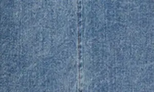 AZALEA WANG Kaya Denim Jacket With Faux Fur Trim