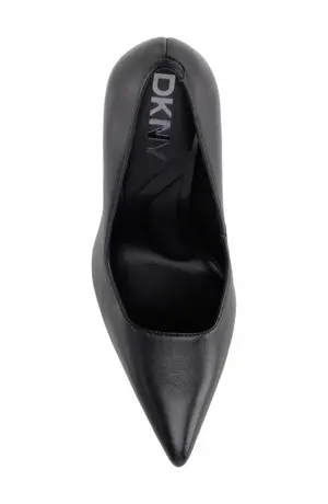 Dkny Mickel Pointed-toe Pumps - Black