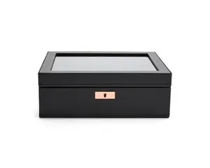 Wolf Axis 8 Piece Watch Box - Copper