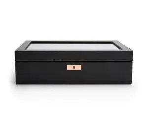 Wolf Axis 10 Piece Watch Box - Copper