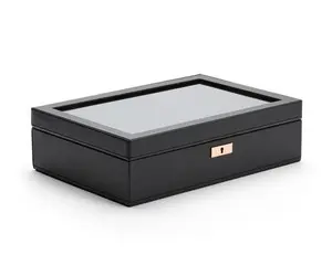 Wolf Axis 10 Piece Watch Box - Copper