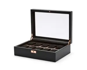 Wolf Axis 10 Piece Watch Box - Copper