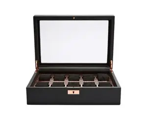 Wolf Axis 10 Piece Watch Box - Copper