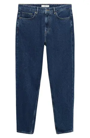 Mango Tapered Jeans - Dark Blue