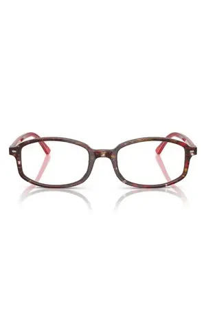 Ray-ban 54mm Irregular Eyeglasses - Violet