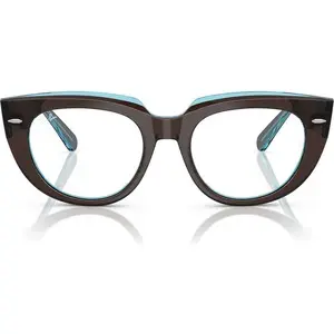 Ray-ban 50mm Square Optical Eyeglasses - Transparent