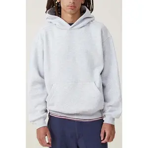 COTTON ON Box Fit Hoodie - Grey Marle