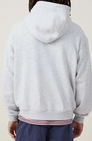 COTTON ON Box Fit Hoodie - Grey Marle