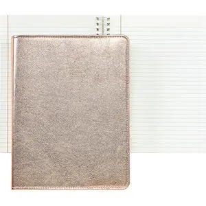 GRAPHIC IMAGE 9" Refillable Notebook - Rose Gold