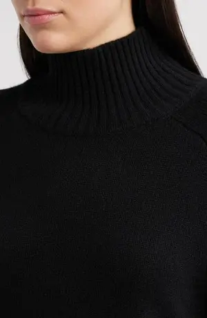 REFORMATION Brooke Crop Cashmere Turtleneck Sweater