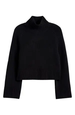 REFORMATION Brooke Crop Cashmere Turtleneck Sweater