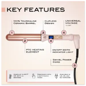 NUME Classic Curling Wand 32mm