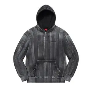 Supreme Brush Stroke Hooded Sweatshirt - Black