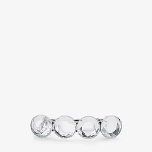 JIMMY CHOO Crystal Embellished Hair Barrette - Silver/silver