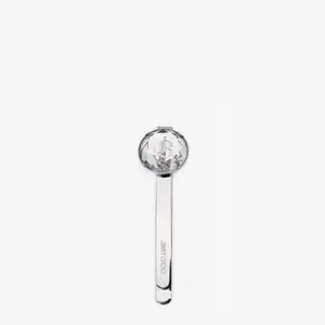 JIMMY CHOO Crystal Monogram Hair Slide - Silver/silver