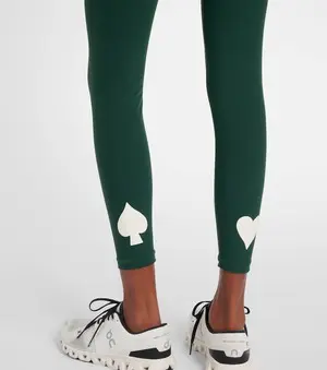 The Upside Ace Of Hearts High-rise Leggings - Green