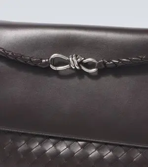 Bottega Veneta Andiamo Medium Messenger Bag - Brown