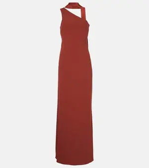 TALLER MARMO Caroline One-shoulder Gown - Red