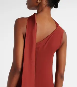 TALLER MARMO Caroline One-shoulder Gown - Red