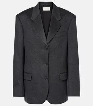 THE ROW Lasonne Cashmere Blazer - Grey