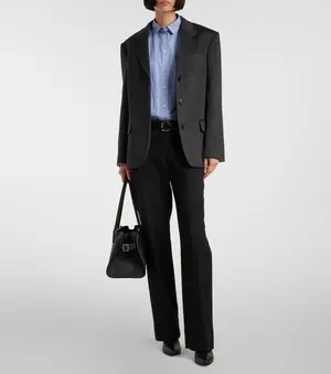 THE ROW Lasonne Cashmere Blazer - Grey