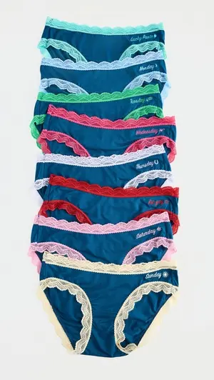 STRIPE & STARE Original Knicker Eight Pack Days