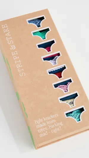STRIPE & STARE Original Knicker Eight Pack Days