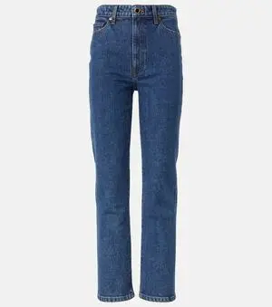 Khaite Abigail High-rise Jeans - Blue