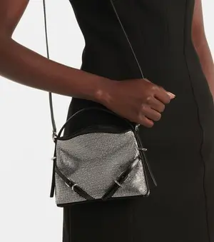 Givenchy Voyou Nano Embellished Shoulder Bag - Silver