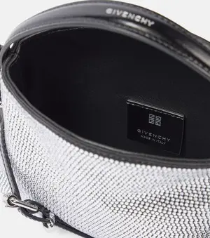 Givenchy Voyou Nano Embellished Shoulder Bag - Silver