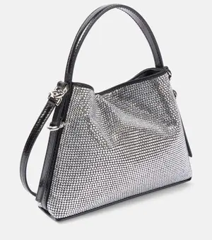 Givenchy Voyou Nano Embellished Shoulder Bag - Silver