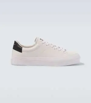 Givenchy City Sport Leather Sneakers In White - 40% Off  display picture 3