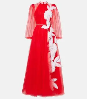 Women's Red Tulle Dresses