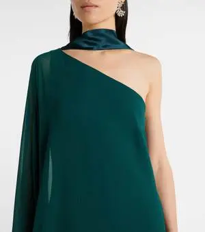TALLER MARMO Betsy Spirito One-shoulder Maxi Dress - Black