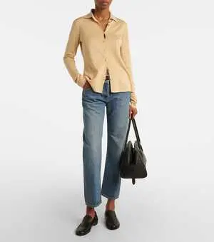 THE ROW Ikara Silk Top