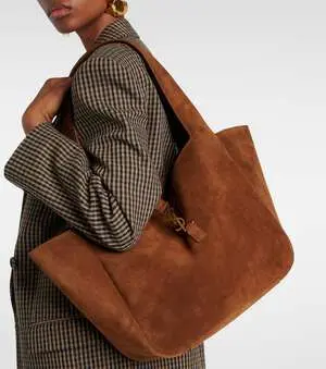 Saint Laurent Le 5 À 7 Tote Bag - Brown