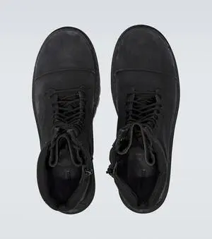 Balenciaga Combat Strike Lace-up Boots - Black