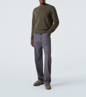 Bottega Veneta Mid-rise Straight Jeans - Grey