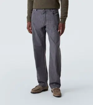 Bottega Veneta Mid-rise Straight Jeans - Grey