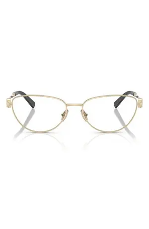 Tiffany & Co. 56mm Oval Eyeglasses - Pale Gold