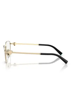 Tiffany & Co. 54mm Oval Eyeglasses - Black Gold