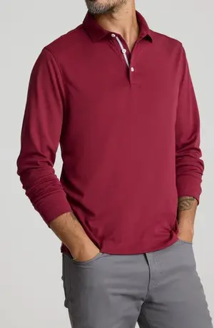 Untuckit Long Sleeve Polos For Men